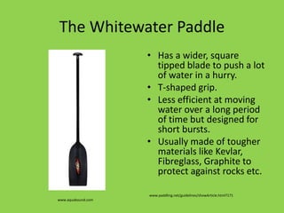 ONTAP - Paddling Techniques Part 1 | PPTX