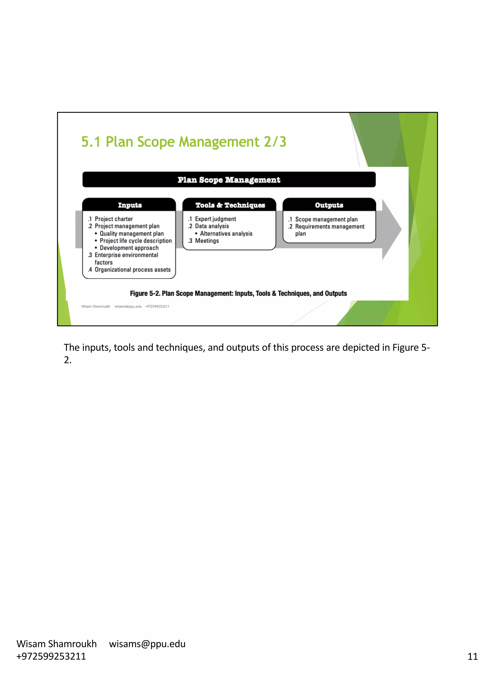 Pmbok 05 project scope management | PDF | Business | Business and Finance