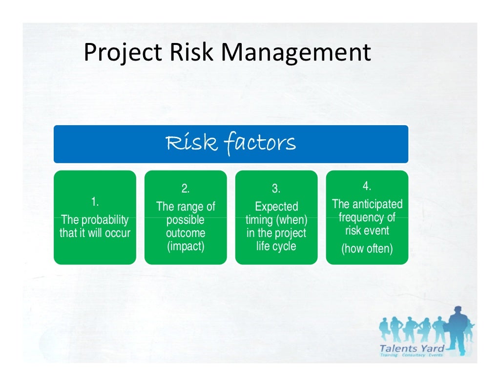 Pmbok 4th edition chapter 11 - Project Risk Management
