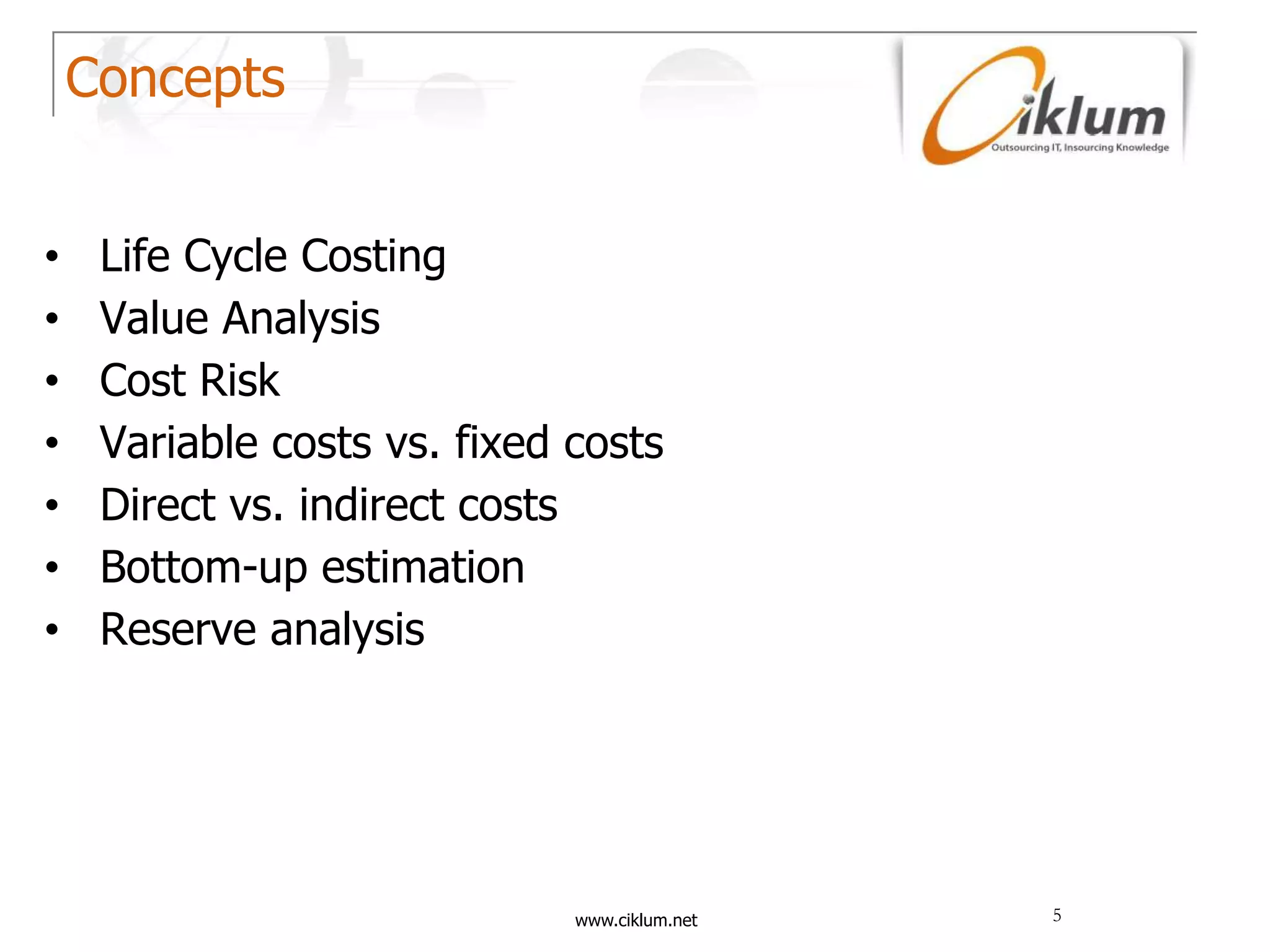 PMBoK, discussion #5: Project Cost Management | PPTX | Business Accounting & Finance | Business