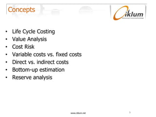 PMBoK, discussion #5: Project Cost Management | PPTX | Business ...
