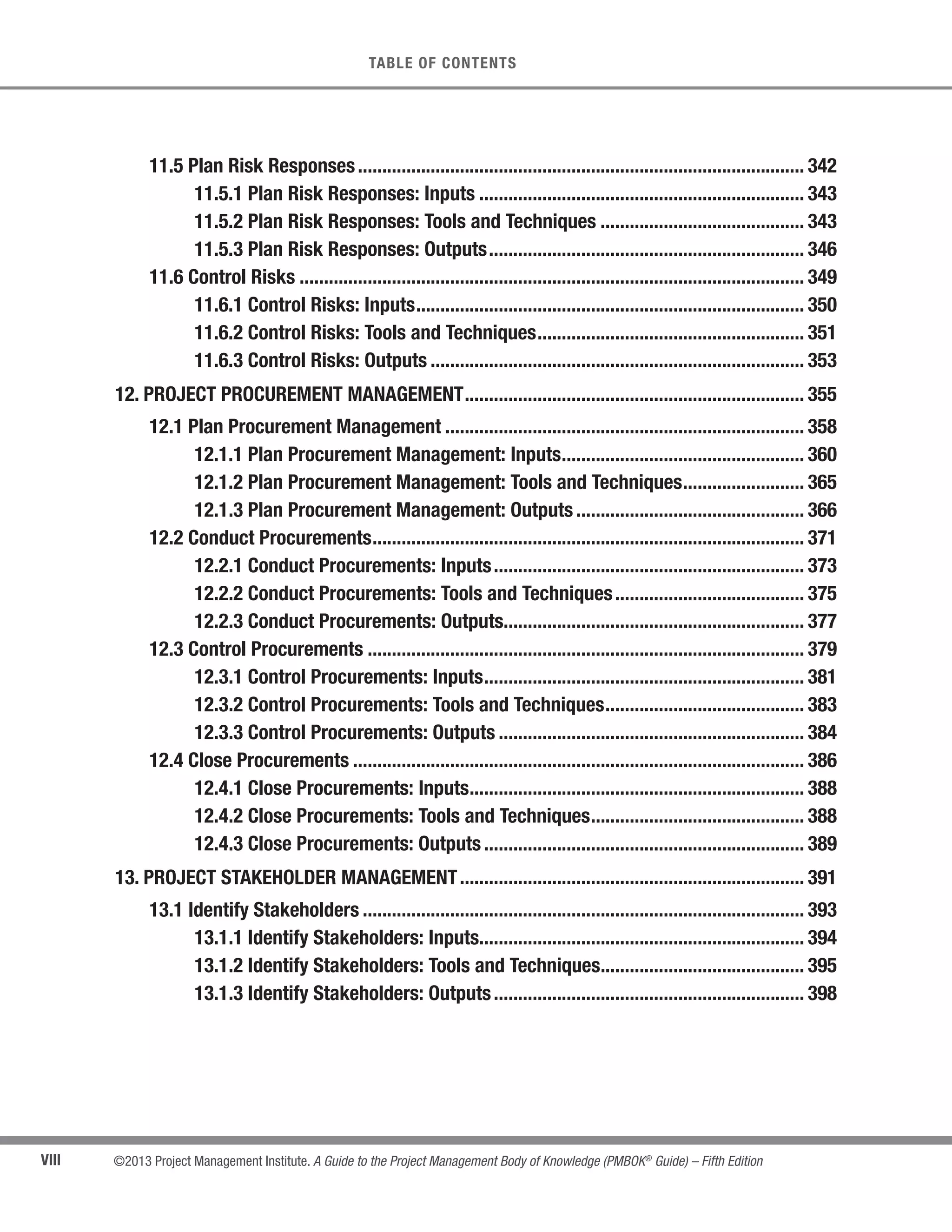 (PMBOK® Guide) – Fifth Edition | PDF