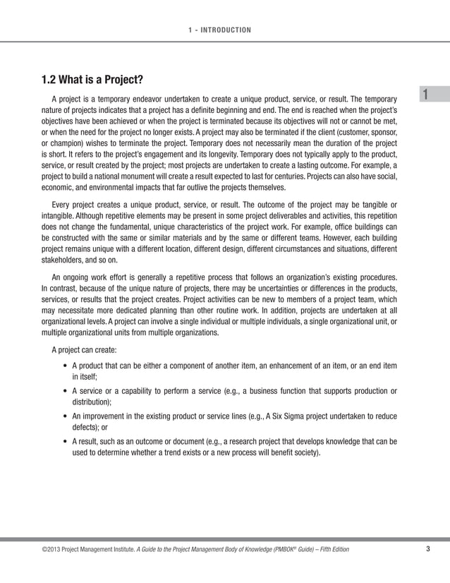 (PMBOK® Guide) – Fifth Edition | PDF