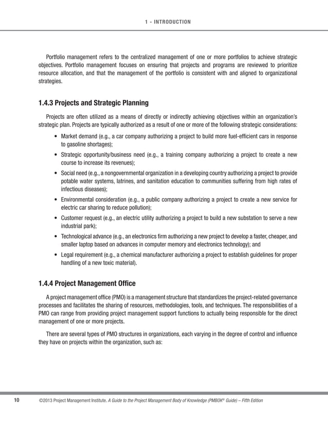 (PMBOK® Guide) – Fifth Edition | PDF