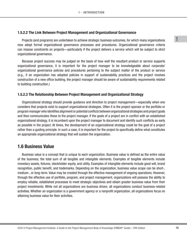 (PMBOK® Guide) – Fifth Edition | PDF