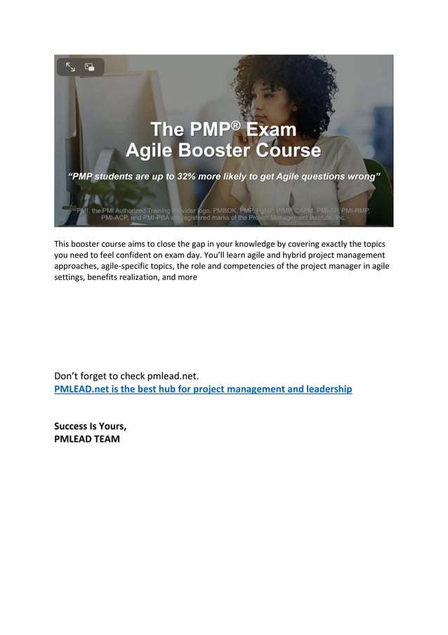 PMBOK GUIDE 7th Summary | PDF