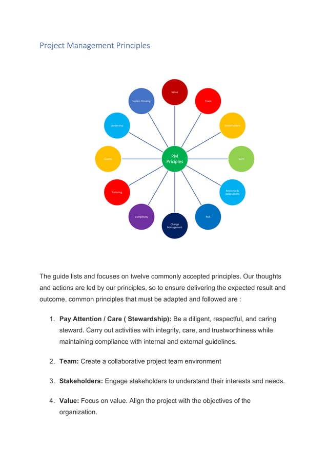 Pmbok Guide 7th Summary | Pdf