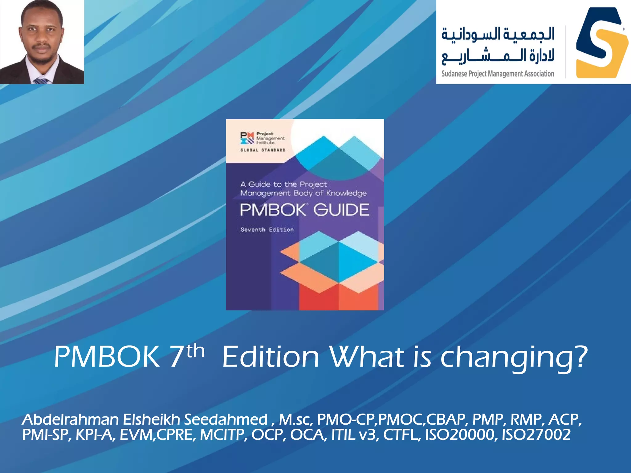 PMBOK 7th Edition What's Changing | PPT