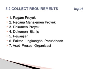 PMBOK Chapter 5.pptx Project Scope Management | PPTX