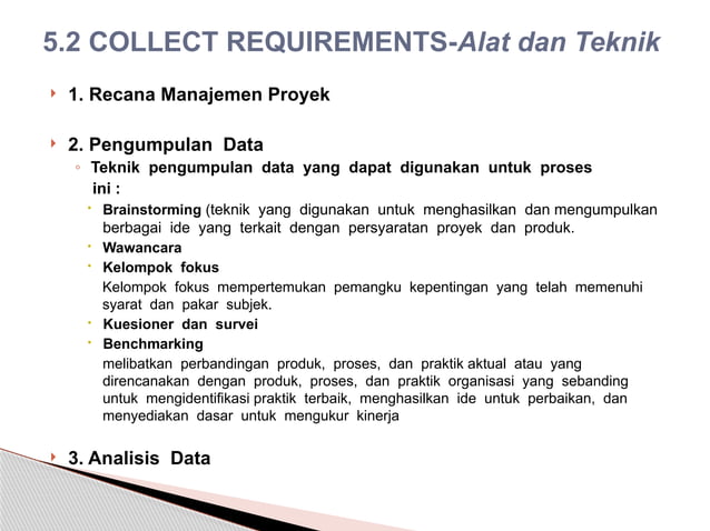 PMBOK Chapter 5.pptx Project Scope Management | PPTX