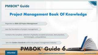 PMBOK® Guide Sixth Edition | Project Management Certification | PMP® Certification Training ...
