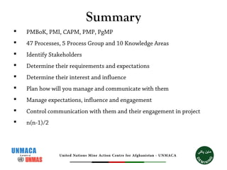 PMBok and Essentials of Stakeholder Management | PPT