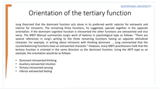 Myers–Briggs Type Indicator (MBTI) | PPTX
