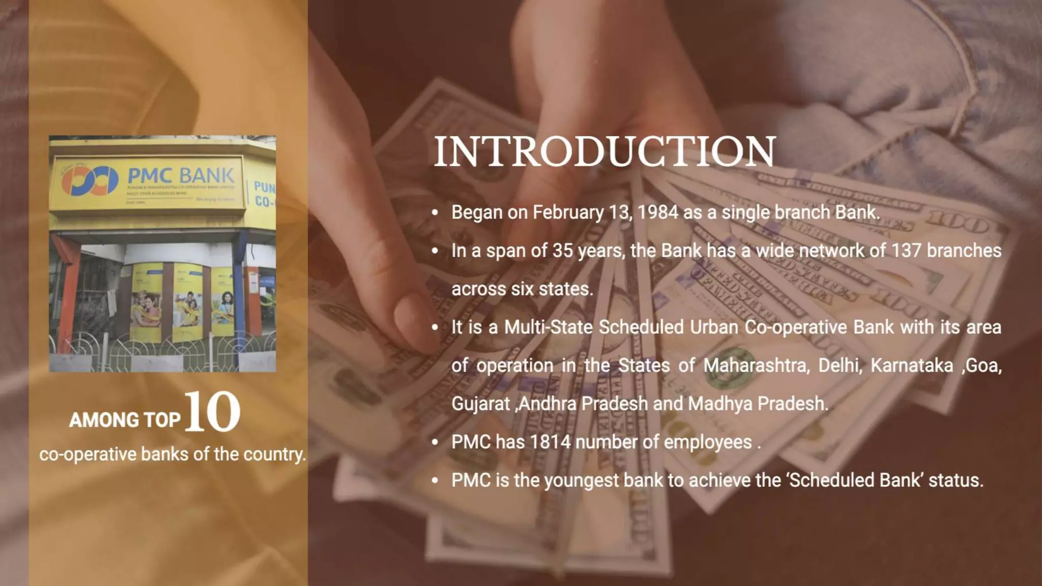 PMC Bank Case Study report | PPTX