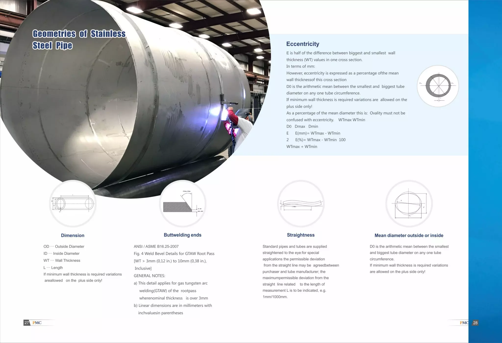 PMC Stainless Steel Pipe Catalogue | PDF