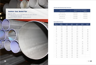 PMC Stainless Steel Pipe Catalogue | PDF