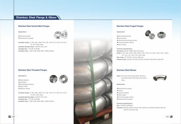PMC Stainless Steel Pipe Catalogue | PDF
