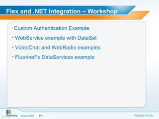 Flex and .NET Integration | PPT