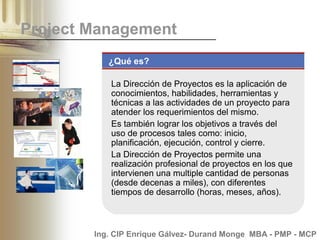 Project Management Competency Development Framework (PMCD) | PPT