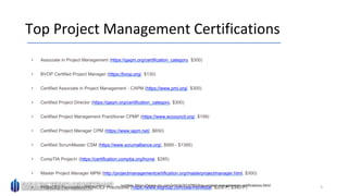 PMP Certification Preparation | PPTX