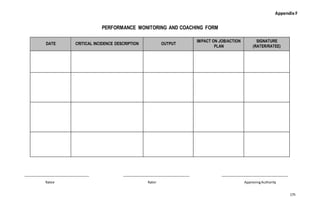 Performance Monitoring and coaching Form | DOCX