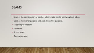Seams and Sewing Machine | PPTX