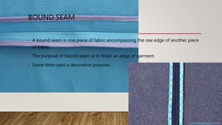 Seams and Sewing Machine | PPTX
