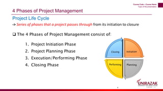 Project Management Topic 2 Life Cycle MOdel | PDF