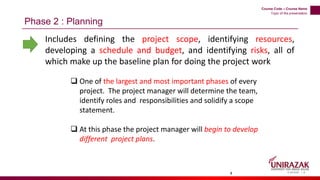 Project Management Topic 2 Life Cycle MOdel | PDF