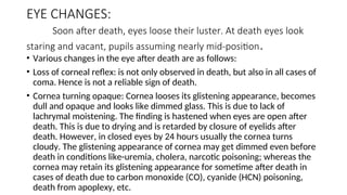 Post Mortem changes presentation by Khan | PPT