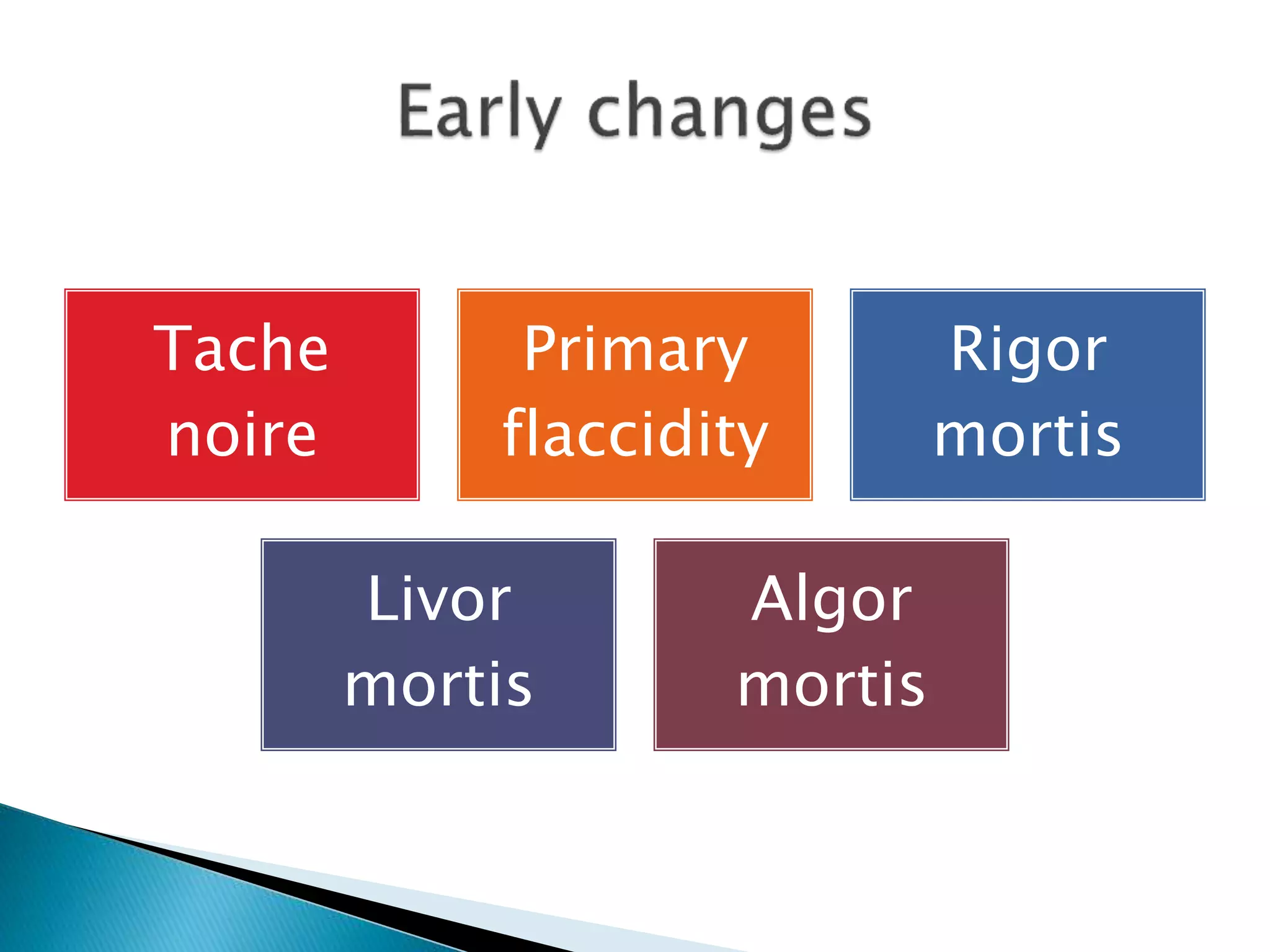 Post mortem changes | PPTX