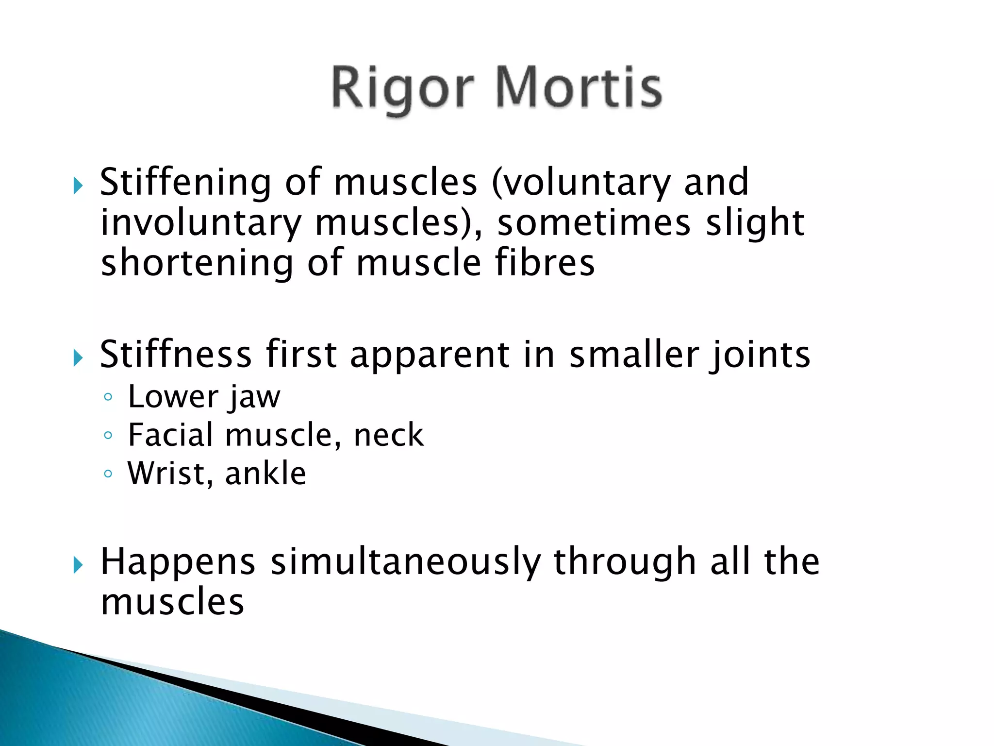 Post mortem changes | PPTX