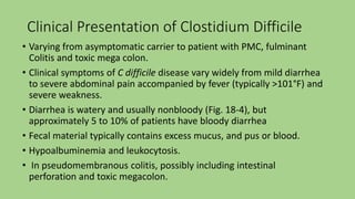PSEUDOMEMBRANOUS COLITIS INFECTIOUS DISEASES | PPTX