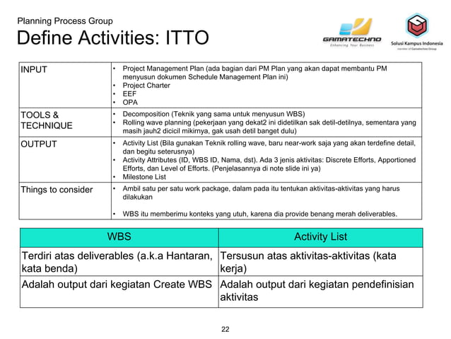 PMBOK 6 Summary: Module 2 (Planning Processes) | PPTX