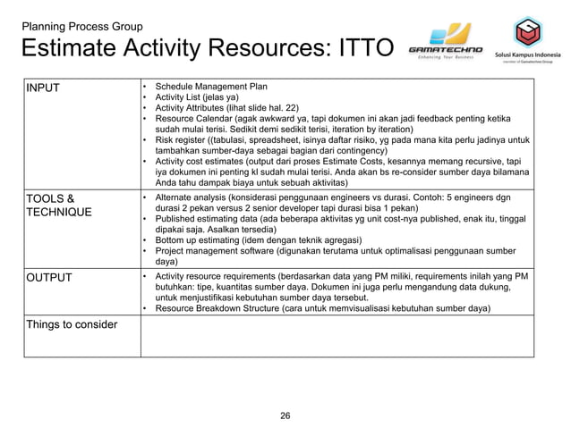 PMBOK 6 Summary: Module 2 (Planning Processes) | PPTX