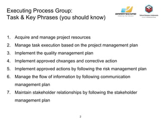 PMBOK 6 Summary: Module 3 (Executing Processes) | PPTX
