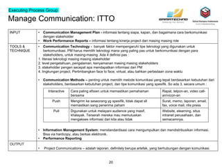 PMBOK 6 Summary: Module 3 (Executing Processes) | PPTX