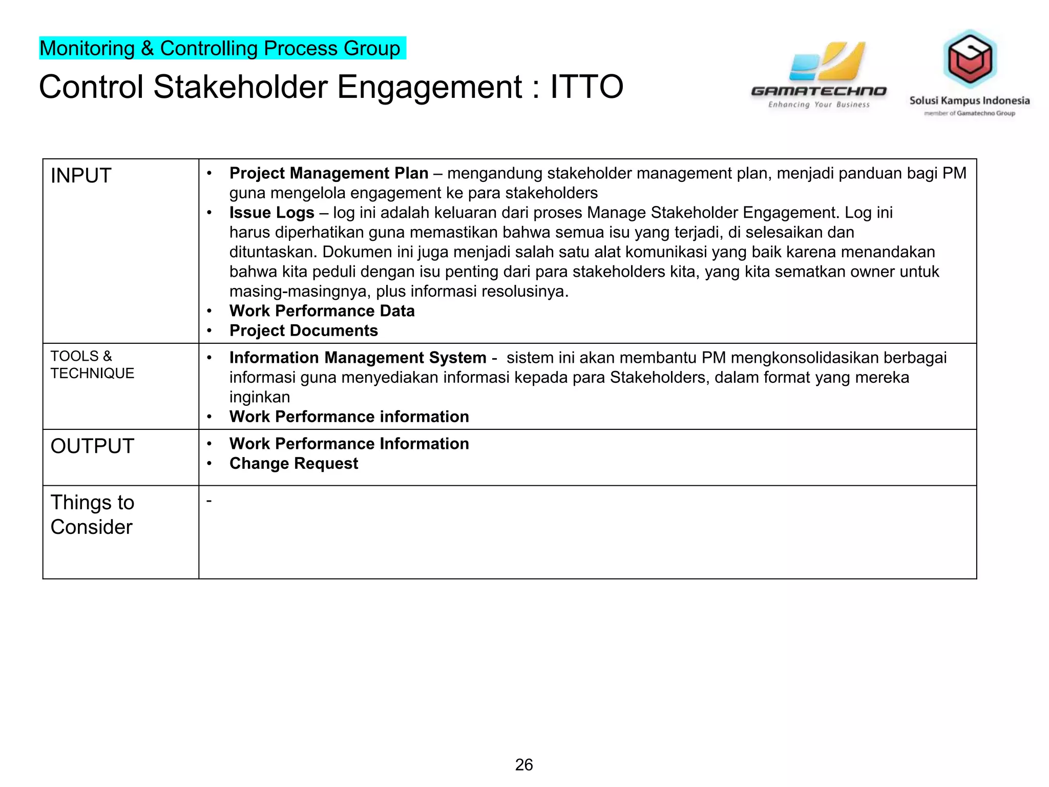 PMBOK 6 Summary: Module 4 (Monitoring and Controlling Processes) | PPTX