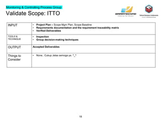 PMBOK 6 Summary: Module 4 (Monitoring and Controlling Processes) | PPTX
