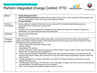 PMBOK 6 Summary: Module 4 (Monitoring and Controlling Processes) | PPTX