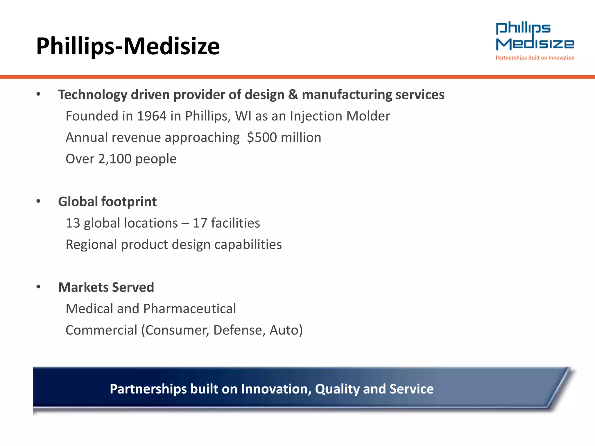 Phillips Medisize Ireland 2013 | PPTX