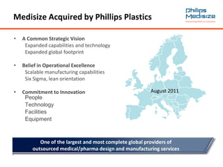 Phillips Medisize Ireland 2013 | PPTX