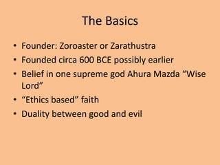 Zoroastrianism | PPTX