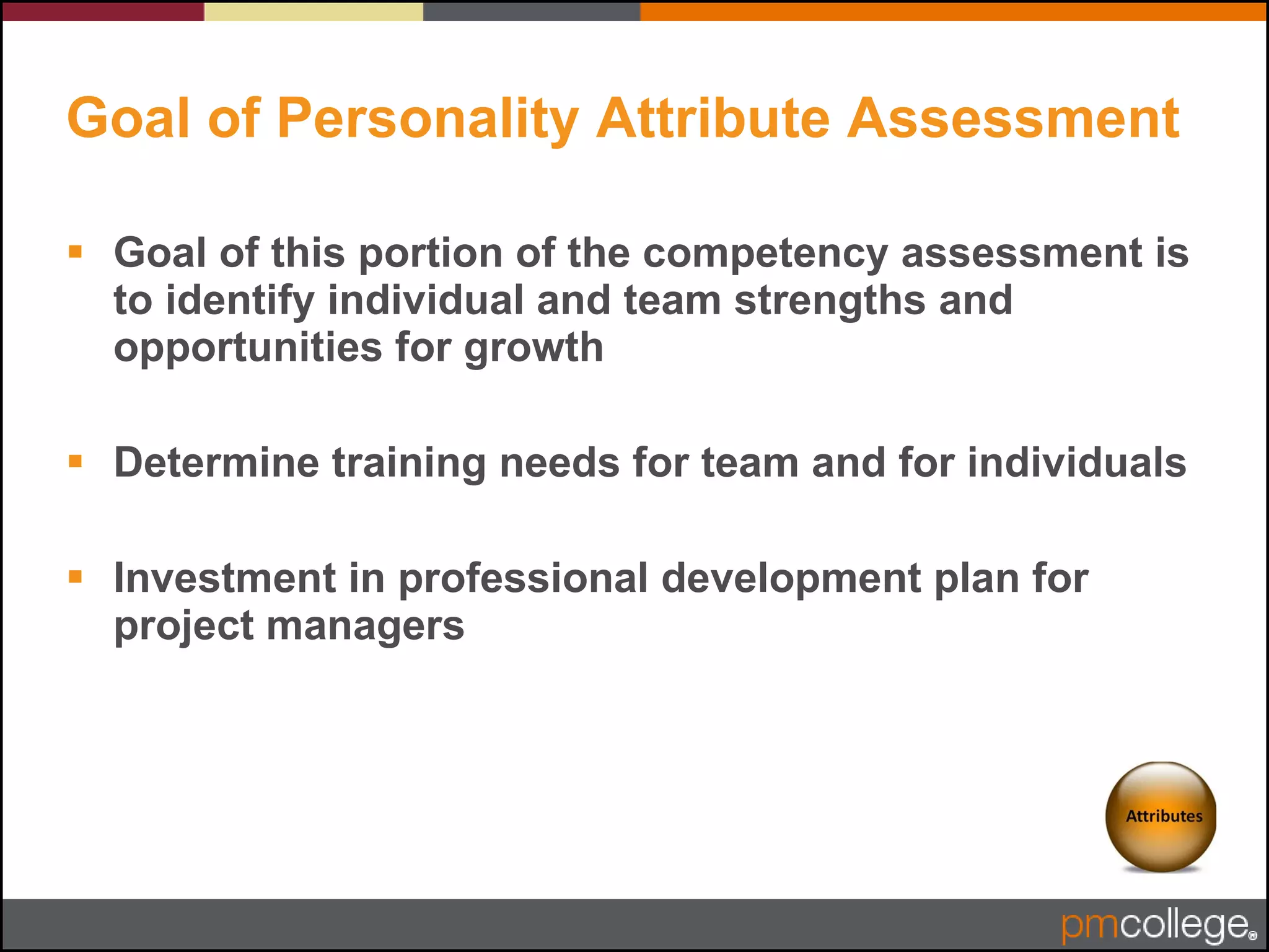 Project Manager Competency Overview | PPT