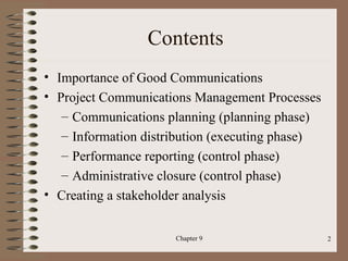 Project management communication | PPT | Civil Engineering Industry ...