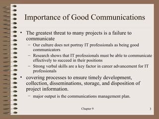 Project management communication | PPT | Civil Engineering Industry ...