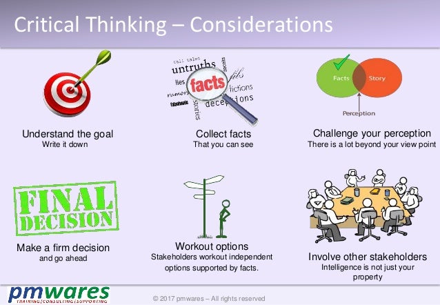 Critical Thinking and Decision Making in Project Management