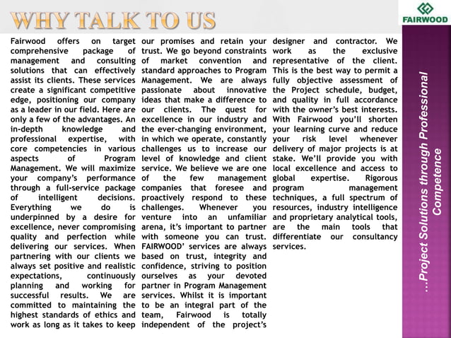 Pmc profile 22032016 | PPT