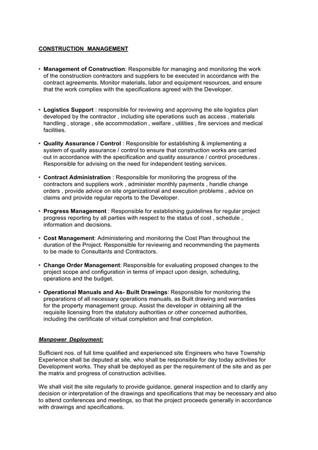 PMC Proposal.docx | Construction Industry | Industries