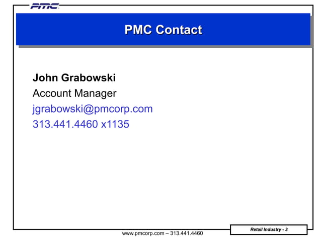 PMC Retail Services | PPTX